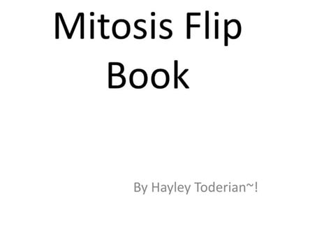 Mitosis Flip Book Template Image024