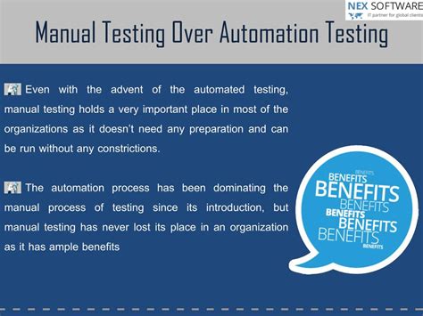 Ppt What Are The Advantages Of Manual Qa Testing Over Automation Testing Powerpoint