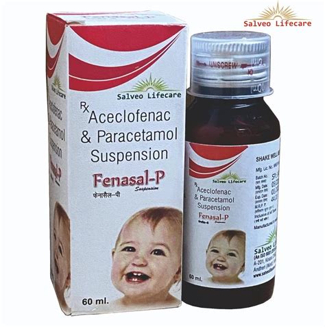 Aceclofenac And Paracetamol Suspension At Rs 49 Bottle Zirakpur Sas