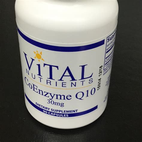 Coenzyme Q10 30mg 90 Capsules Collaborative Natural Health Partners