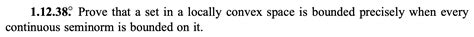 solved 1 12 38 prove that a set in a locally convex space