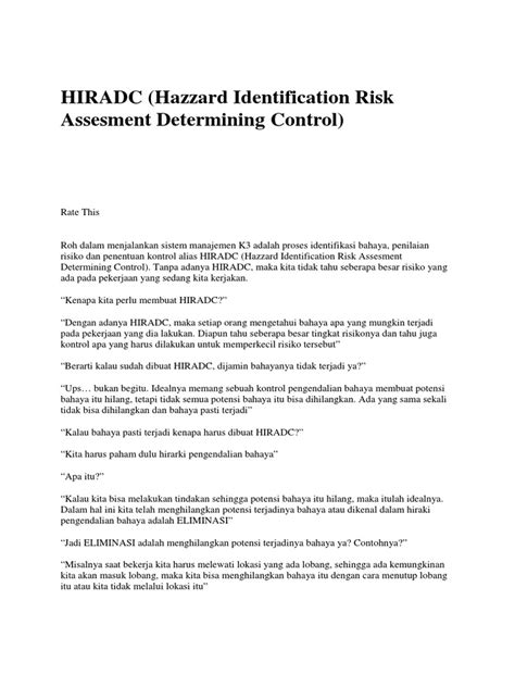 Prosedure Hiradc Pdf