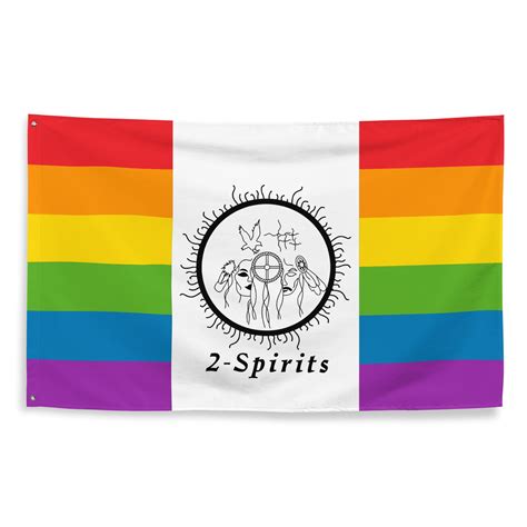 First Nation Two Spirit Lgbtqq2s Pride Flag 3x5 Etsy