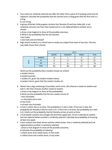 Probability Questions Pdf Probability Gaming Probability Questions Pdf Probability Gaming