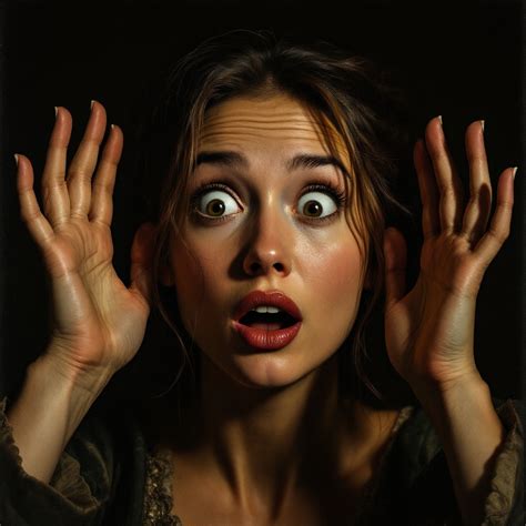 Free Dramatic Surprise Portrait Image Surprise Dramatic Portrait
