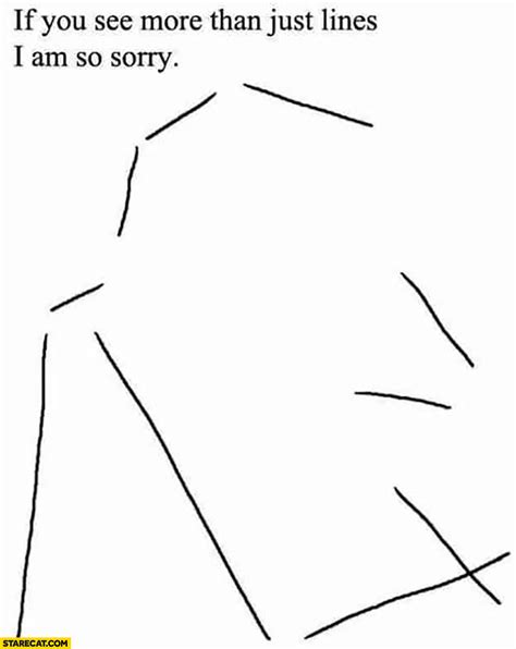 if you see more than just lines i am so sorry jew antisemitism meme