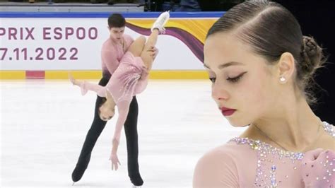 2022 23 Isu 피겨스케이팅 최선을 다해 멋진 연기를 펼친 스미르노바 시아니차 6차 페어 프리 Sbs