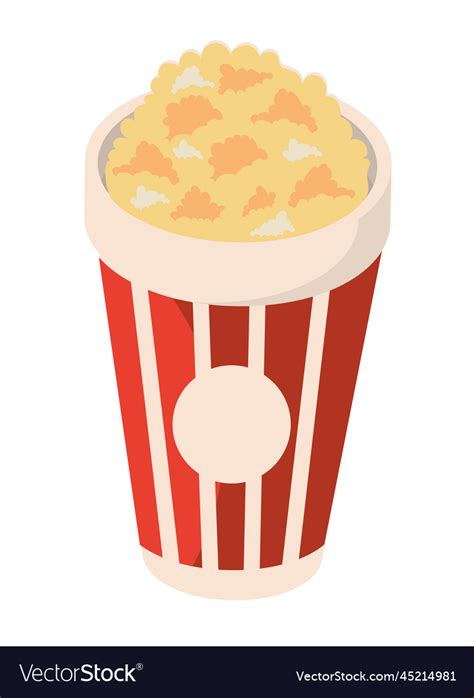 Pop Corn Icon Royalty Free Vector Image Vectorstock