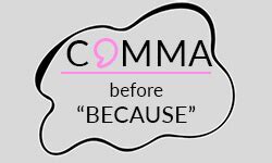 Comma Before Because Rules Examples