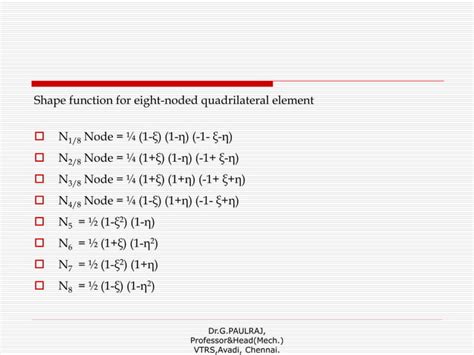 Finite Element Analysis Unit 5 Pptx Physics Science