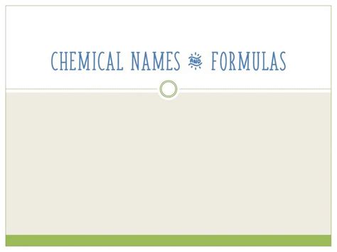 pdf chemical names and formulas · binary molecular compounds prefixes