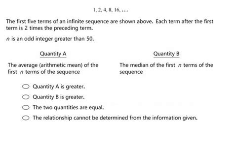 solved the first five terms of an infinite sequence are