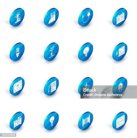 원자력 발전소 충전기 자동차 배터리 Led 전구 전기 스위치 고전압 극선 암페어 미터 멀티미터 볼트미터 및 라이트 아이콘을