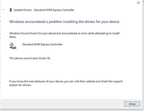 Standard Nvm Express Controller Driver Issue Rpcmasterrace