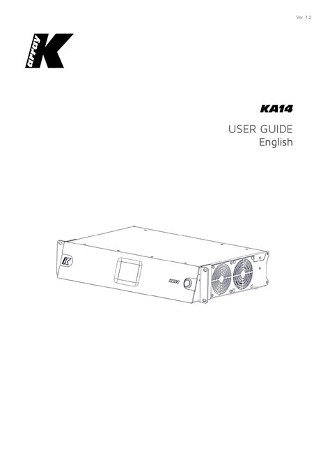 K Array Ka14 User Manual Manualzz