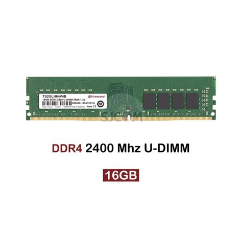 Transcend Ram Memory For Ddr4 2400 Long Dimm Premium Grade รับประกัน
