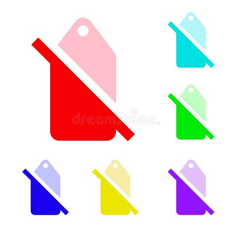 Label Disable Stock Vector Illustration Of Flat Design