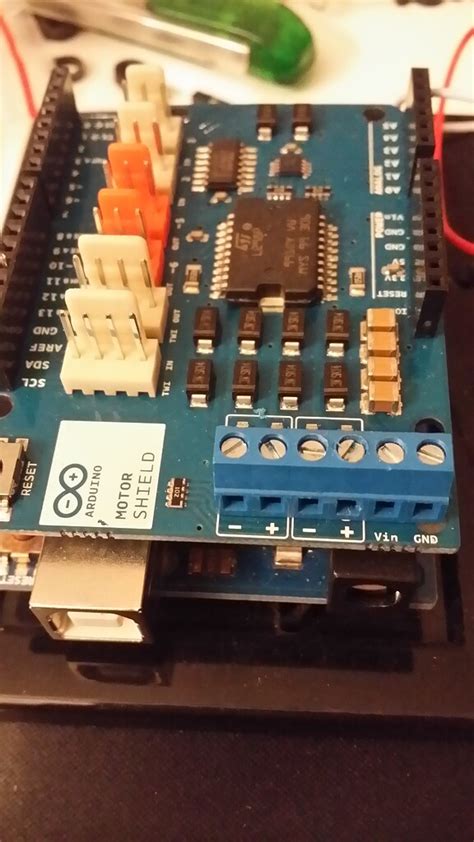 Motor Shield With Low Voltage Output Motors Mechanics Power And CNC