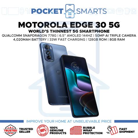 Malaysia Set Motorola Edge G Gb Rom Gb Ram Year Motorola Malaysia Warranty Lazada