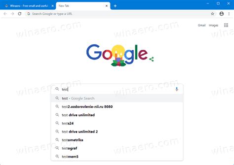 Enable Real Search Box on New Tab Page in Google Chrome