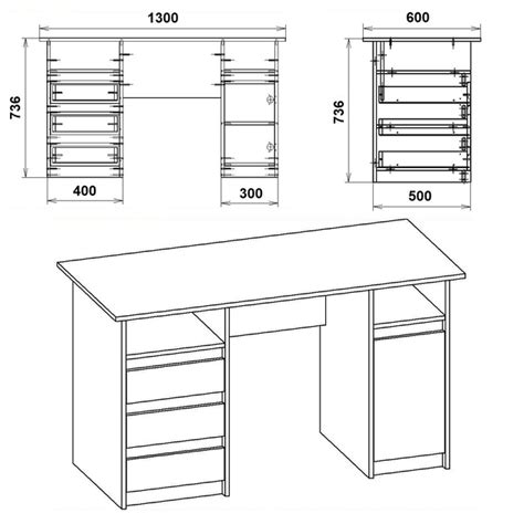 Стіл письмовий Декан 2 Компаніт німфея альба купити онлайн на Rozetka