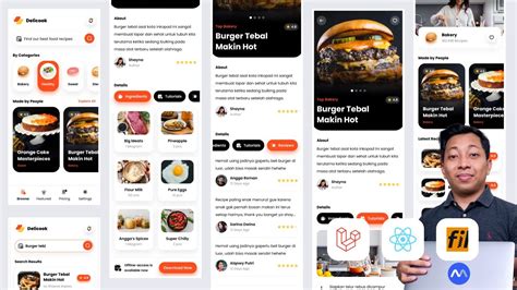 Tutorial Full Stack Laravel 11 React Typescript Bikin Web Food Recipes