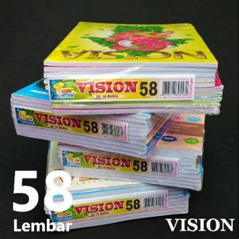 Jual Buku Vision 58 Lembar Shopee Indonesia
