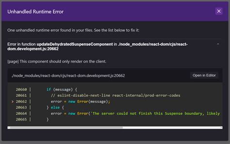 Build Fails When Error Thrown Inside Suspense Boundary · Issue 37613 · Gatsbyjsgatsby · Github