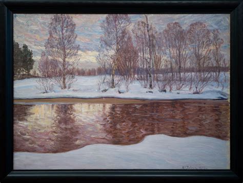 Anton Genberg - Stockholm Winter Landscape, 1919, by Swedish Artist ...