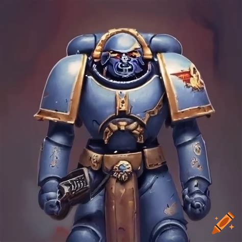 Space Marine With Boltgun From Warhammer On Craiyon
