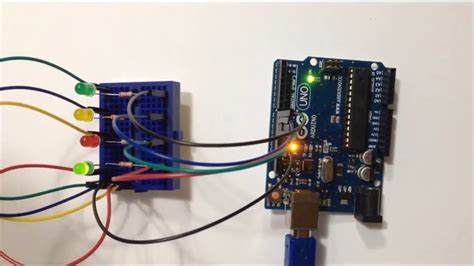 projeto para arduino piscar leds em sequência youtube