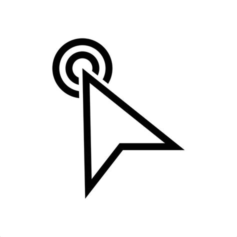Pointer Arrow Mouse Cursor Symbol Design Template 54695658 Vector Art At Vecteezy