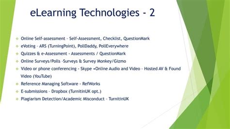 e learning tools and resources pptx internet computing