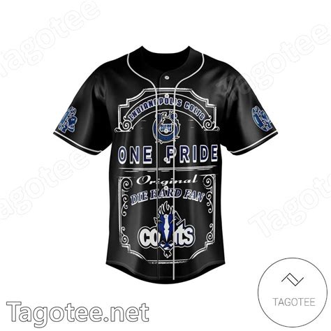 Indianapolis Colts One Pride Original Die Hard Fan Baseball Jersey