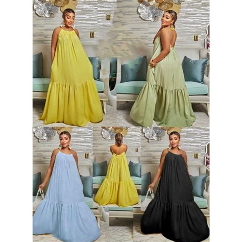 Sleeveless Maxi Dress Yellow Sub Trading