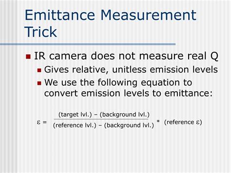 Ppt High Temperature Emissivity Measurement Powerpoint Presentation