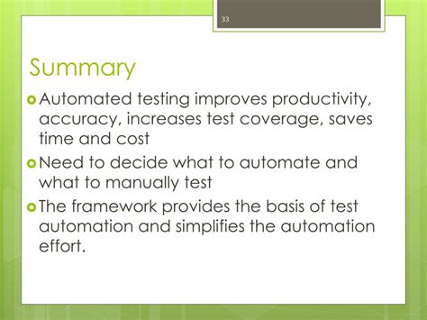 Ppt Automated Software Testing Framework Training By Quontra Sol Powerpoint Presentation Id