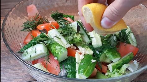 ОТОРВАТЬСЯ НЕ ВОЗМОЖНО ИДЕАЛЬНО БЫСТРО ВКУСНО и ПРОСТО ЛЕТНИЙ САЛАТ Youtube