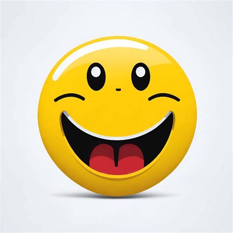 Premium Vector Smiling Face Emoji Or Emoticon Icon With Happy Eyes