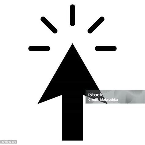 Cursor Pointer Mouse Cursor Arrow Pointer Click Symbol Computer Mouse Pictogram Stock