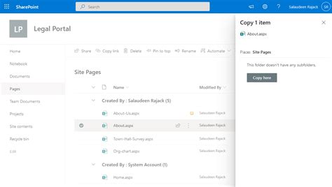 Sharepoint Online Copy Site Pages From One Site To Another Using