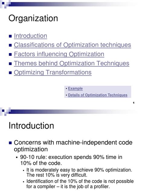 compiler design code optimization pdf program optimization