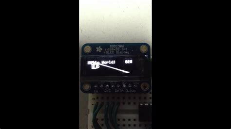 Adafruit OLED Module At 200hz YouTube