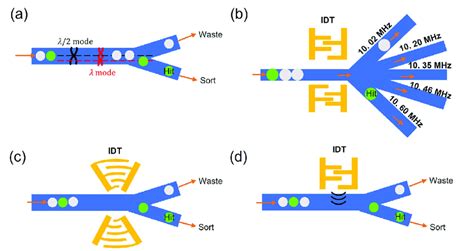 Variety Of Different Versions Of Acoustic Based Droplet Sorters A Download Scientific
