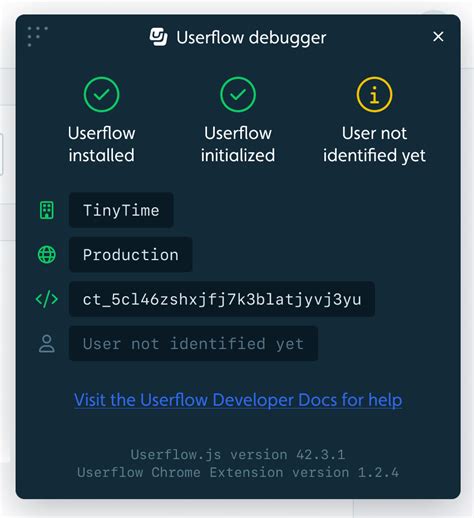 Userflowjs Installation Check Userflow Documentation