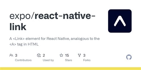 Github Expo React Native Link A Element For React Native Analogous To The Tag In Html