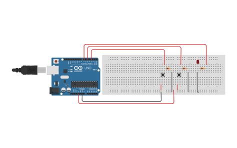 Circuit Design Practico 5b Prender Y Apagar Un Led Con Dos Pulsadores