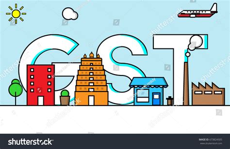 Gst And India Map Over Royalty Free Licensable Stock Vectors Vector Art Shutterstock