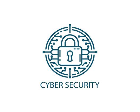 Cyber Security Logo With Lock And Key 58102099 Vector Art At Vecteezy