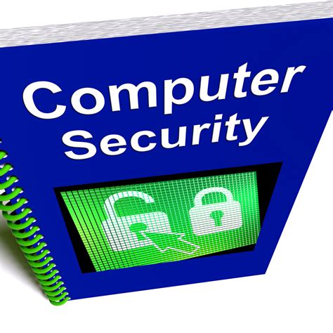 Free Photo Computer Security Book Shows Internet Safety Antiviral Private Trojan Free
